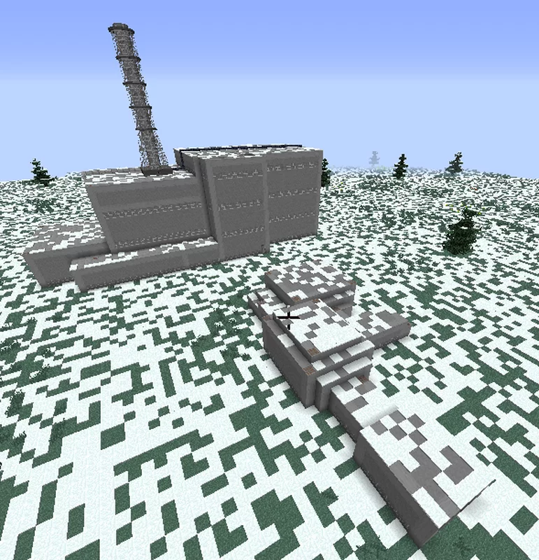 CHERNOBYL REACTOR 4 ( 1985 ) ( OLD VERSION ) ( NOT RECOMMENDED ) Minecraft Map