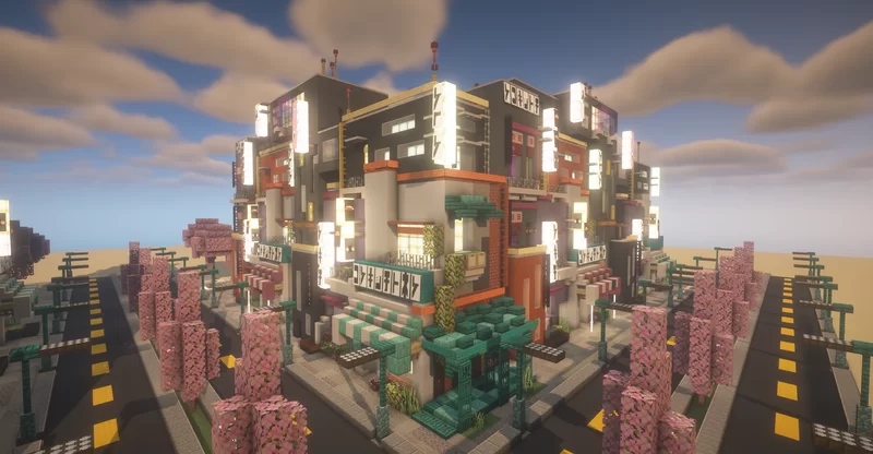 Modern Japanese City [tokyo oriented] Minecraft Map
