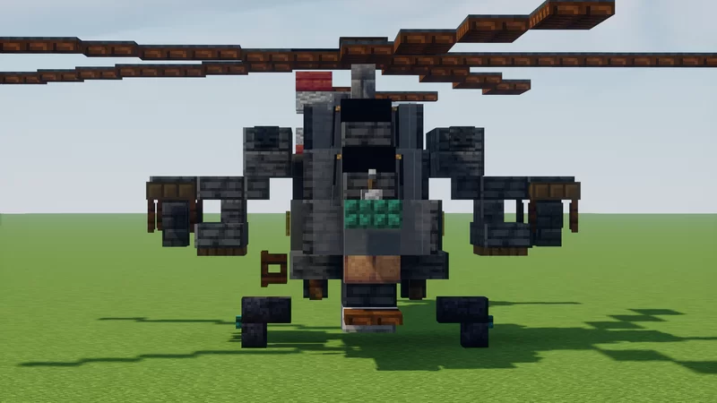 Mi-28 Havoc Attack Helicopter Minecraft Map