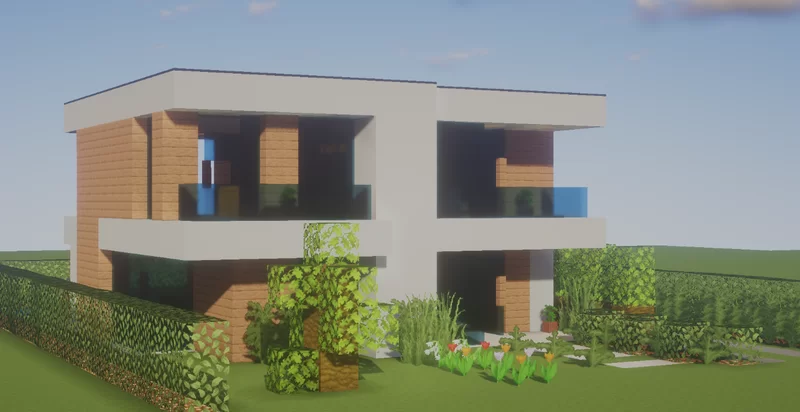Modern House 144 (Map + Schem) Minecraft Map