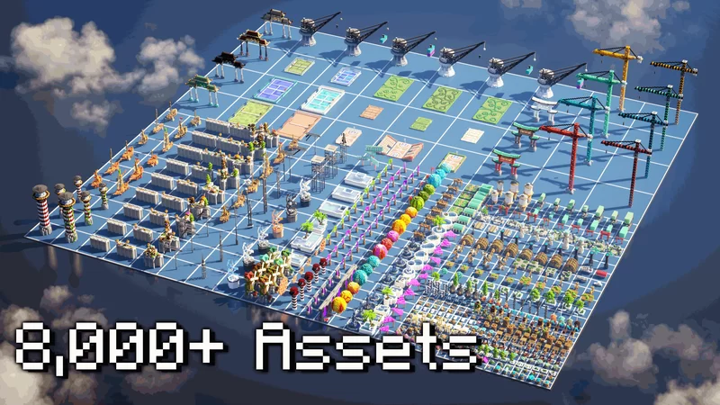 8,000+ Detail Asset Pack [1.20-1.21] (Download) Minecraft Map