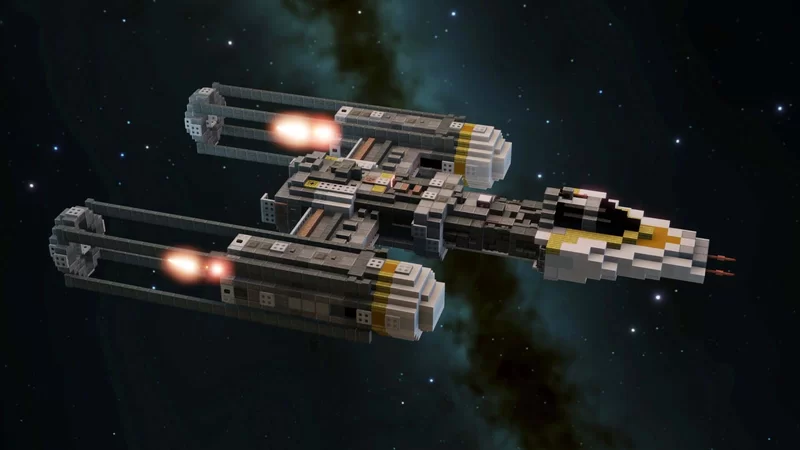 Star Wars - BTL-A4 Y-Wing Starfighter Minecraft Map