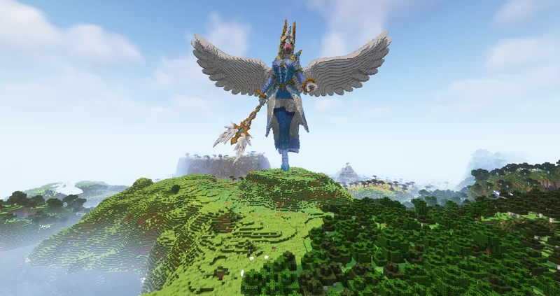 Minecraft Unicorn Statue Minecraft Map