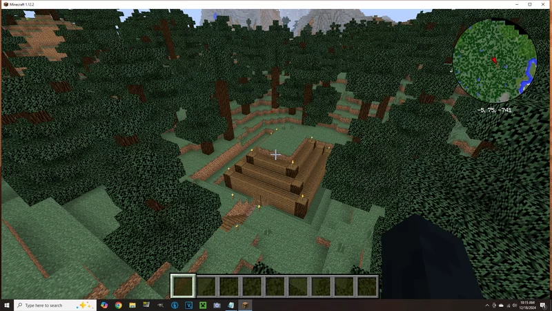 Bunker House in Spruce Forest for Java Minecraft 1.12.2 Minecraft Map