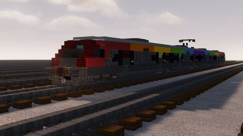 Metro with Pride livery | DasBoese Minecraft Map