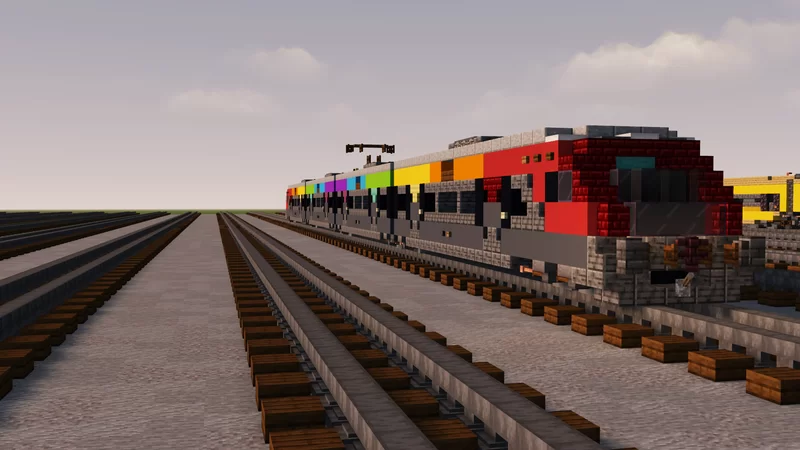 Metro with Pride livery | DasBoese Minecraft Map