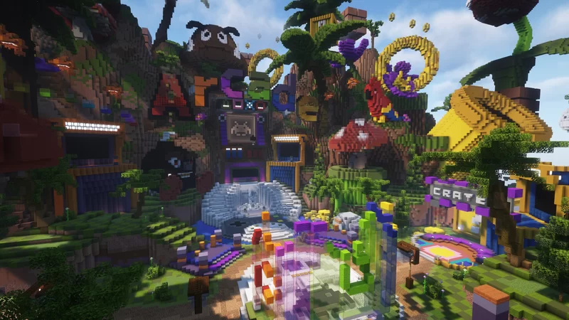 Arcade Lobby Minecraft Map
