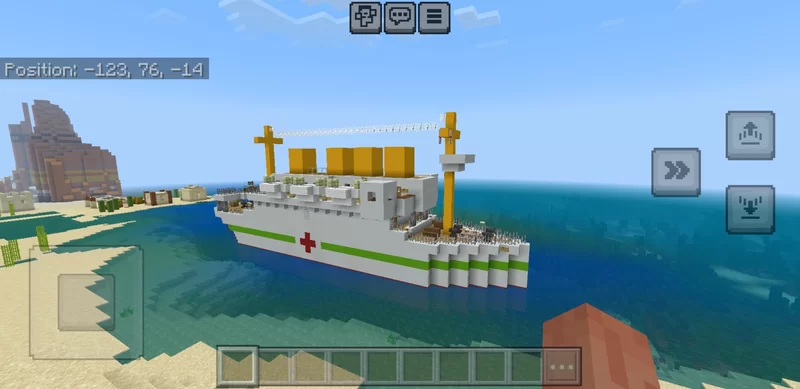 HMHS Britannic at Naples Minecraft Map