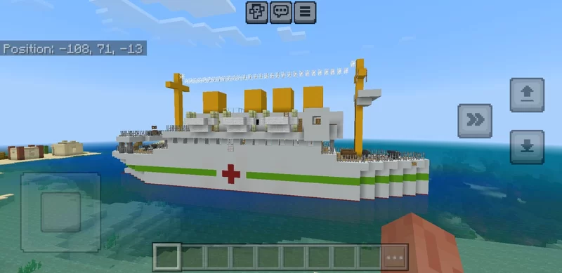 HMHS Britannic at Naples Minecraft Map