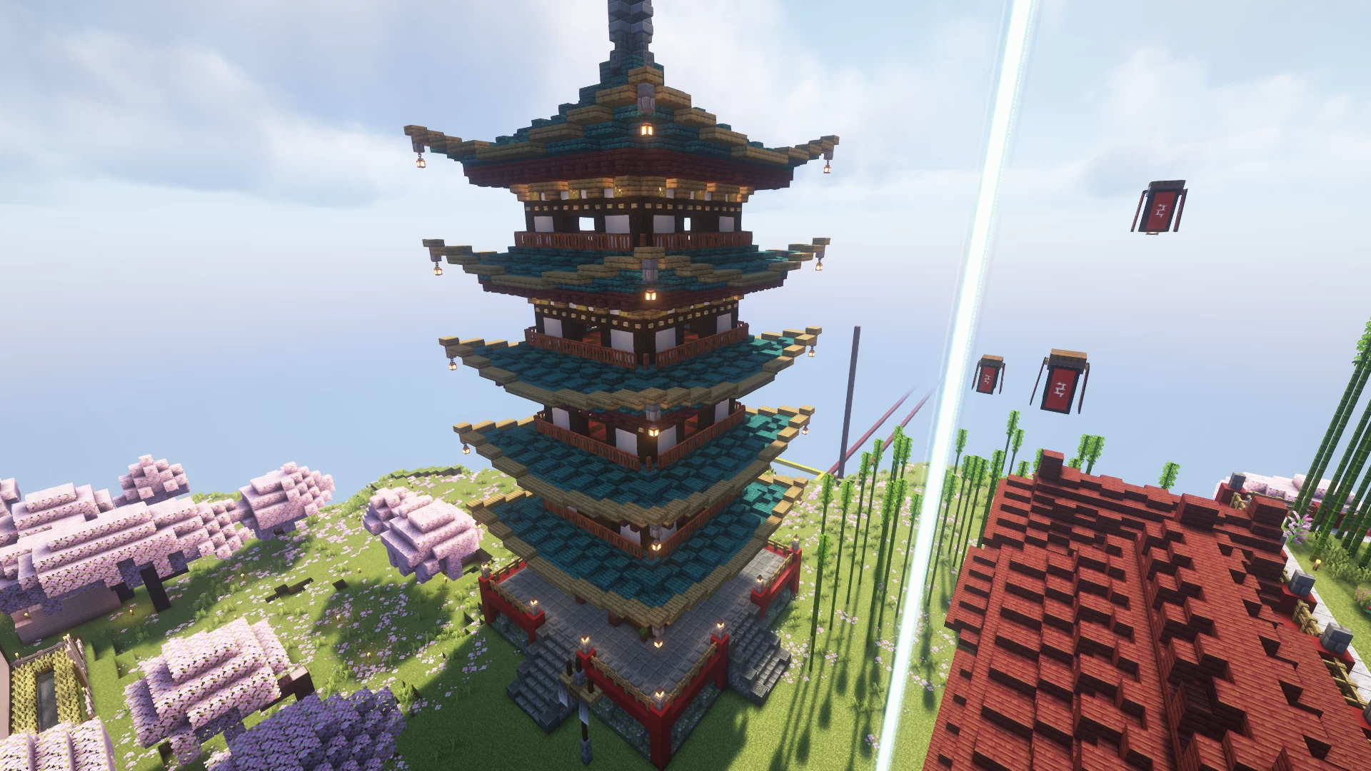 Japanese Temple Minecraft Map