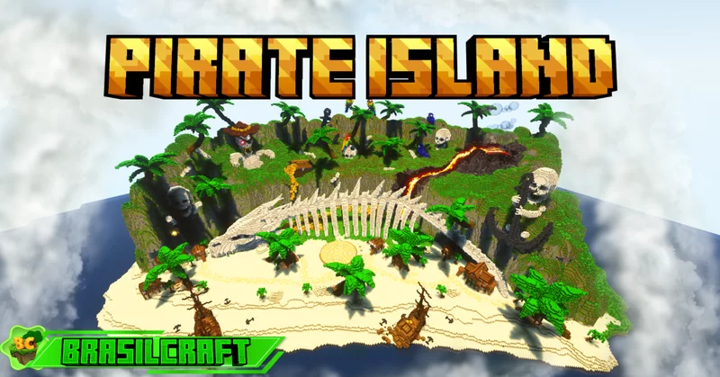Spawn - Pirate Island 500x500 Minecraft Map