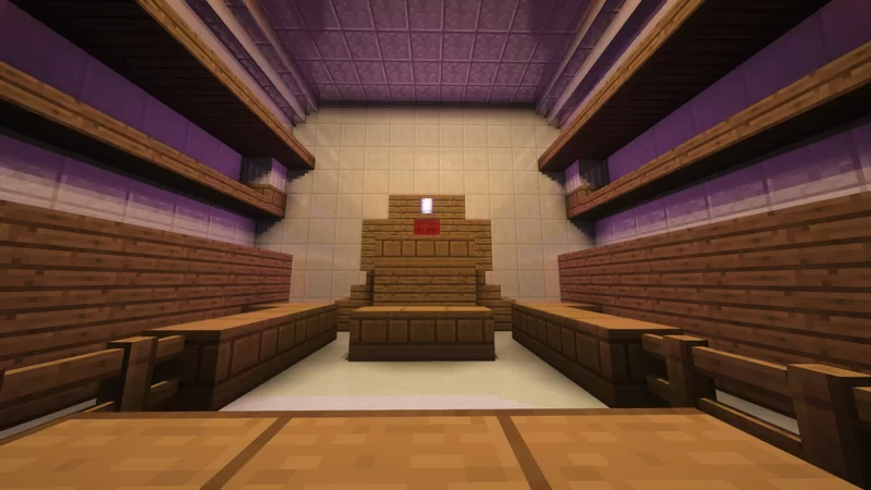 ace attorney style court 1.20+ Minecraft Map