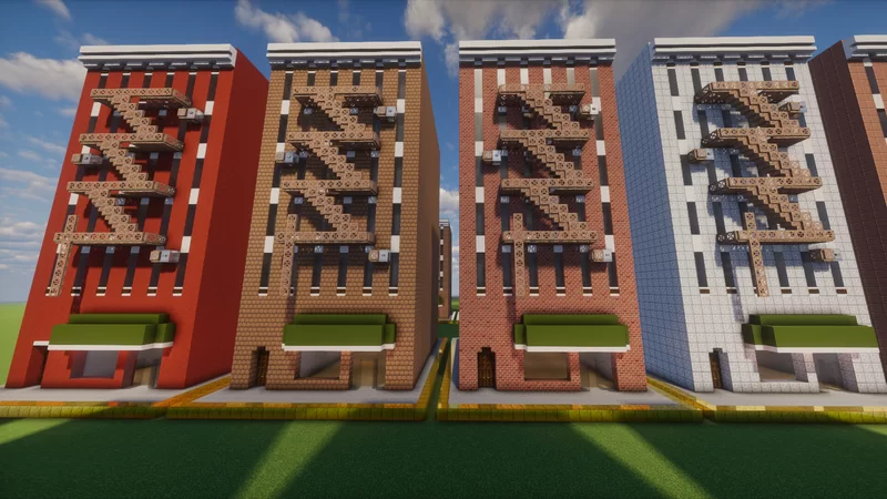 Residential Building Model V2 Minecraft Map