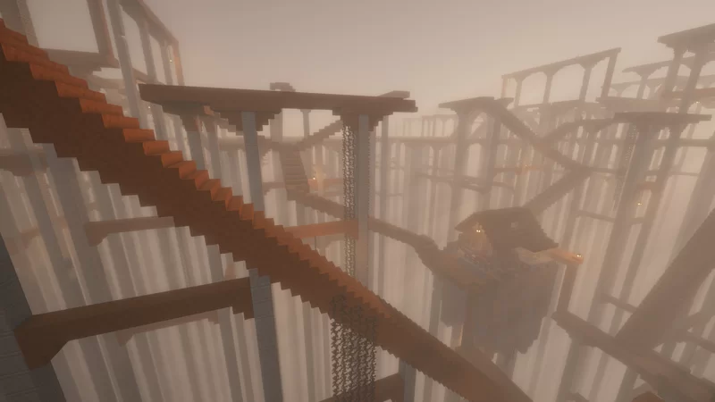 Fractured Reflections: A Liminal Journey Minecraft Map