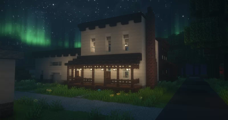 White Quebec 1925 House Minecraft Map