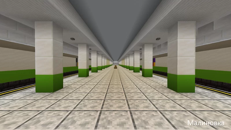 Minsk Subway Moskovskaya Line MTR map Minecraft Map