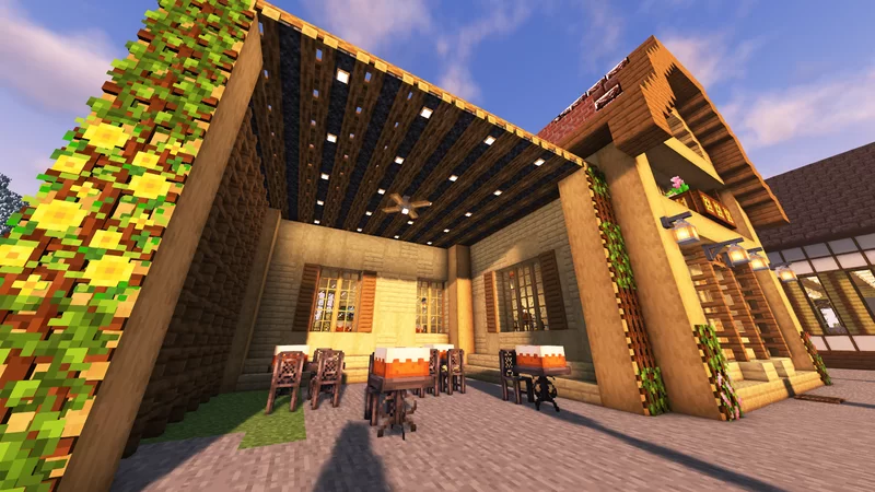 All The Mods 9 Minecraft ATM9 Builds - Building A Cozy, Rustic Bakery ...