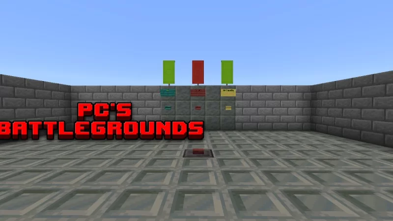 [1.21.50 or versions beta] PC'S Battlegrounds Minecraft Map