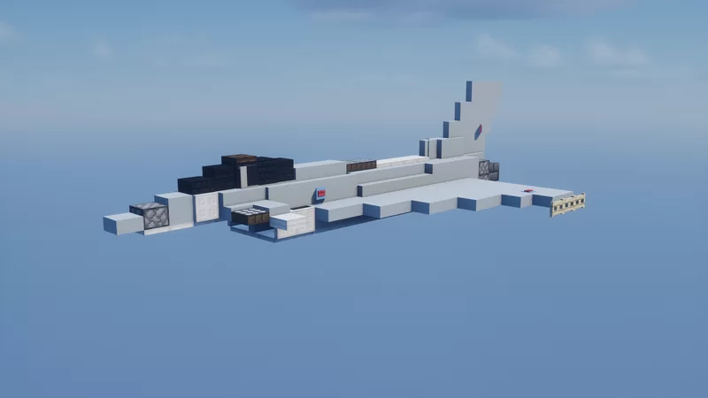 Eurofighter Typhoon (1.5:1 scale) Minecraft Map