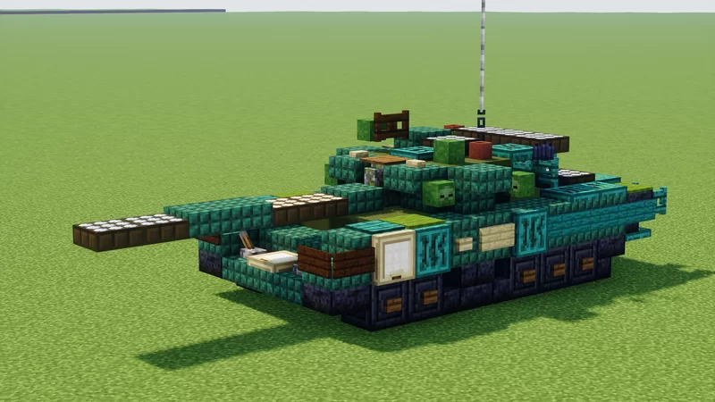 T-64BV mod. 2017 Main Battle Tank Minecraft Map