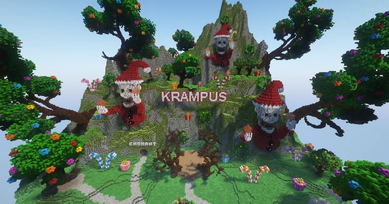 Spawn - Christmas Krampus Island Minecraft Map
