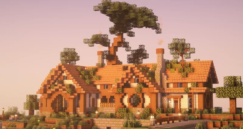 Spring house Minecraft Map