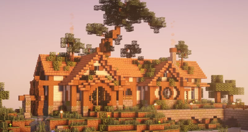 Spring house Minecraft Map