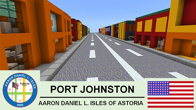 Aaron Daniel L. Isles of Astoria Minecraft Map