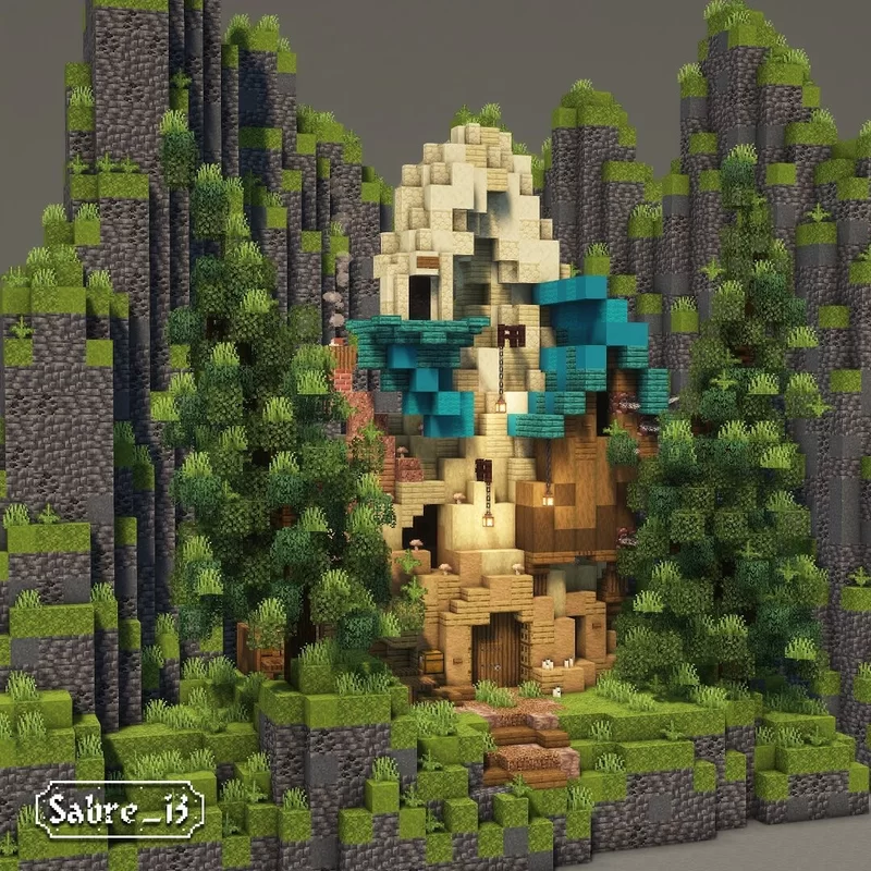 Abstract Vase House Minecraft Map