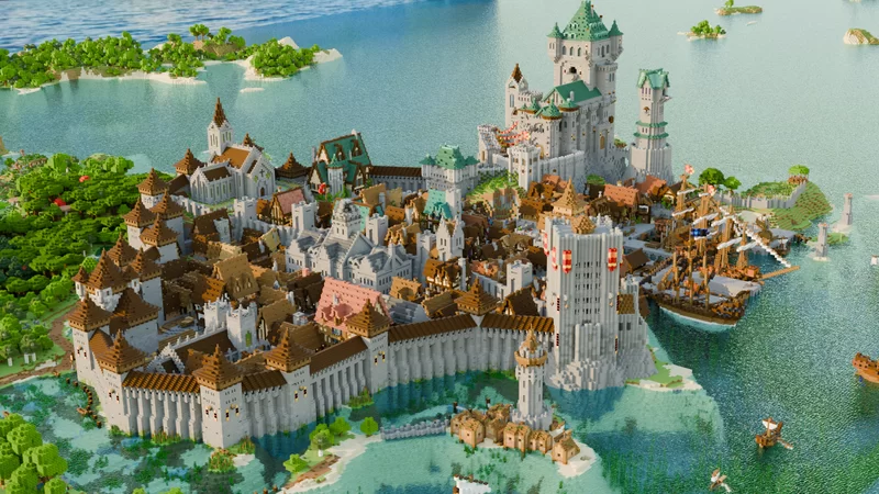 [Planet Spero] Giant Capital city - NewOakHeart Minecraft Map