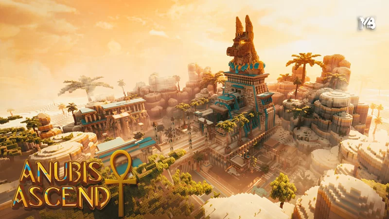 Anubis Ascend Spawn - 250x250 Minecraft Map