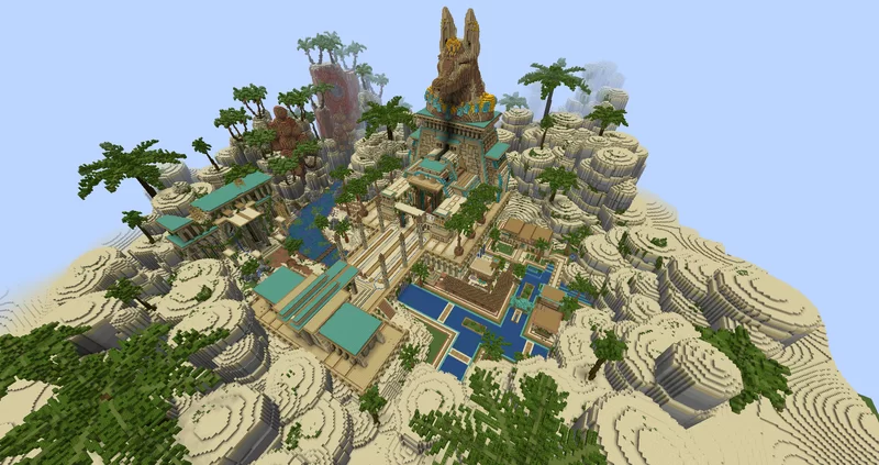 Anubis Ascend Spawn - 250x250 Minecraft Map