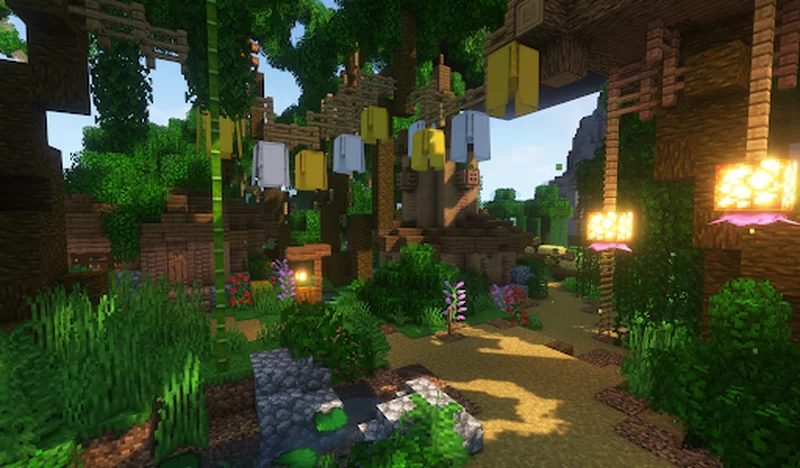 Jungle Village Minecraft Map