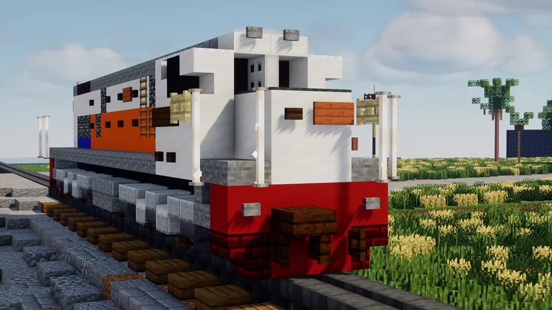 CC 201 PT Kereta Api Indonesia Train Minecraft Map