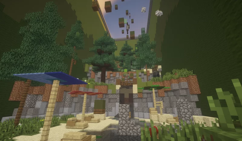 Cliffside Parkour [Easy] - Parkour Masters Minecraft Map