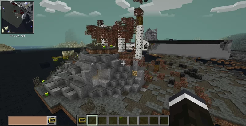 destroyed world Minecraft Map