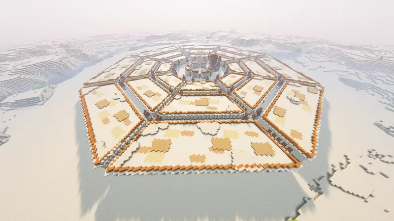 The Lost City of Ouroboros from Lego Ninjago schematic Minecraft Map