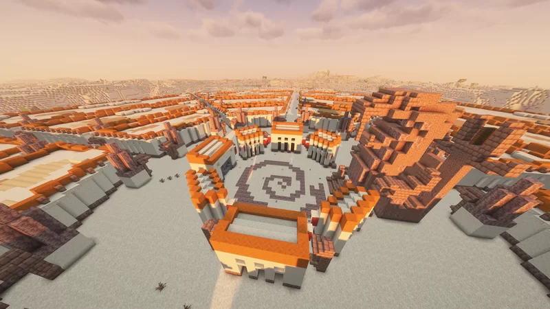 The Lost City of Ouroboros from Lego Ninjago schematic Minecraft Map