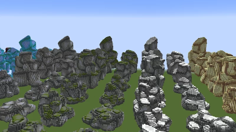 🪨 Rocks Pack 🪨 [FREE] Minecraft Map