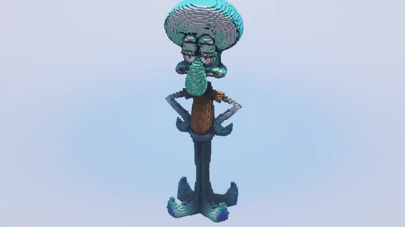 Squidward Minecraft Map
