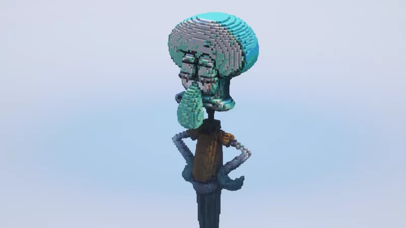 Squidward Minecraft Map