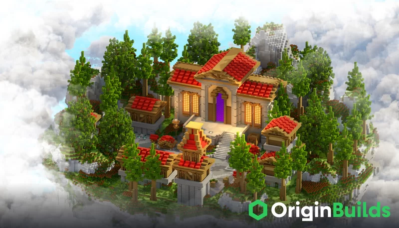 Skyblock/Spawn - Ruby Island - [200x200] Minecraft Map