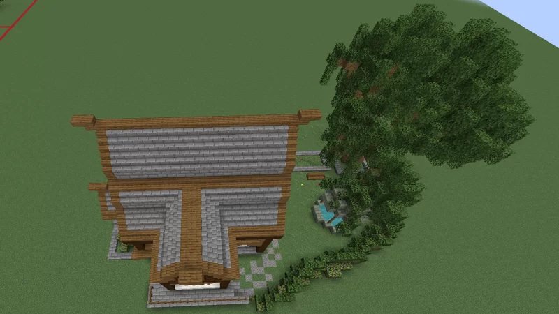 Medieval House with Garden Minecraft Map