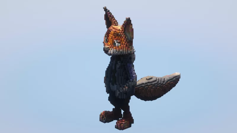 Zootopia fox Minecraft Map