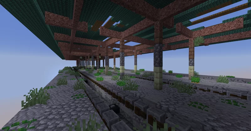 Abandoned Train Station Minecraft Map