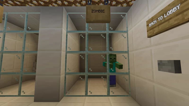 Hall of Mobs Minecraft Map