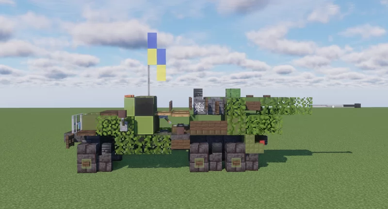 Zil-131 with AZP S-60 Self-Propelled Anti-Aircraft Gun (1.5:1 Scale ...