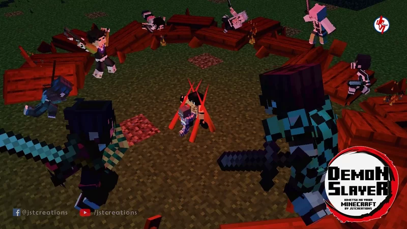 Demon Slayer Minecraft: Infinity Castle | Kimetsu no Yaiba 鬼滅の刃 ...