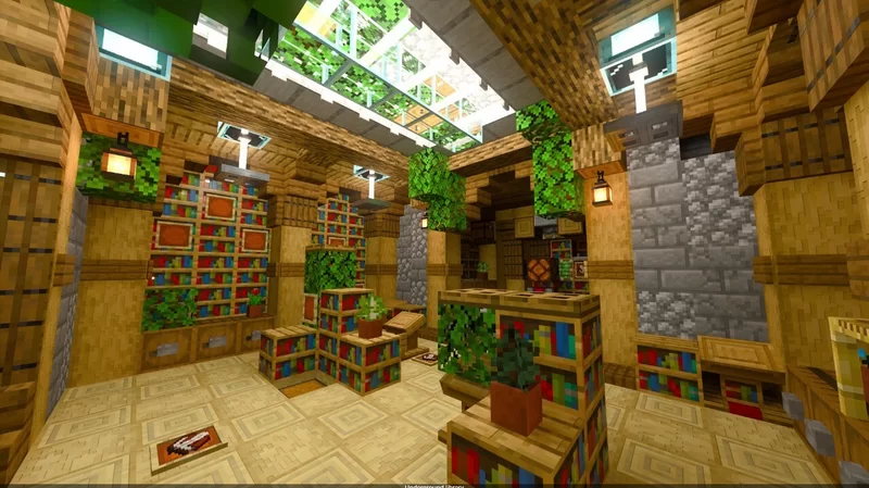 Montain Redstone House Minecraft Map