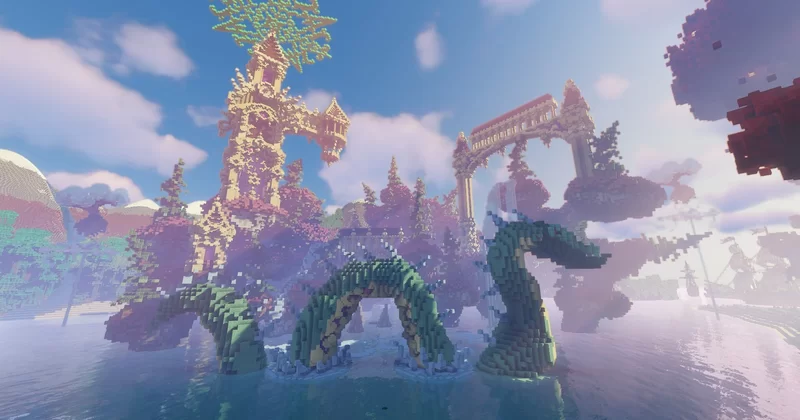 Four Element Avatar Survival Minecraft Map